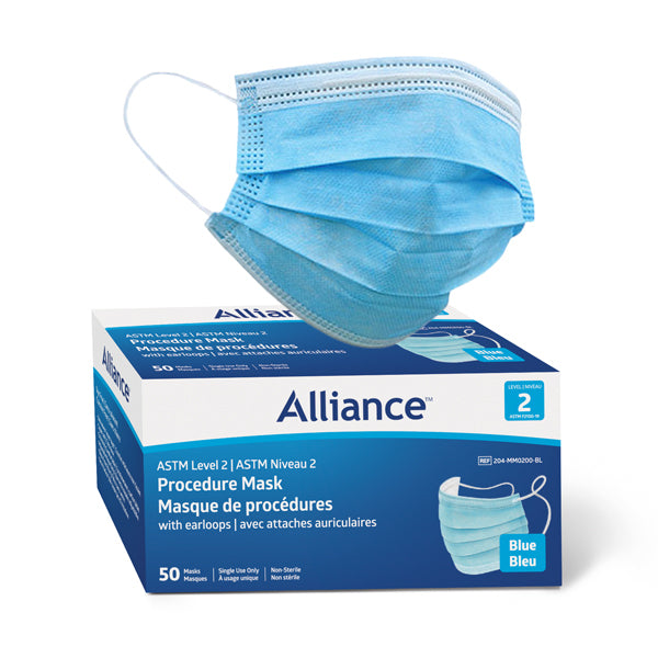 Alliance Procedure Face Mask ASTM Level 2 – Pacific First Aid