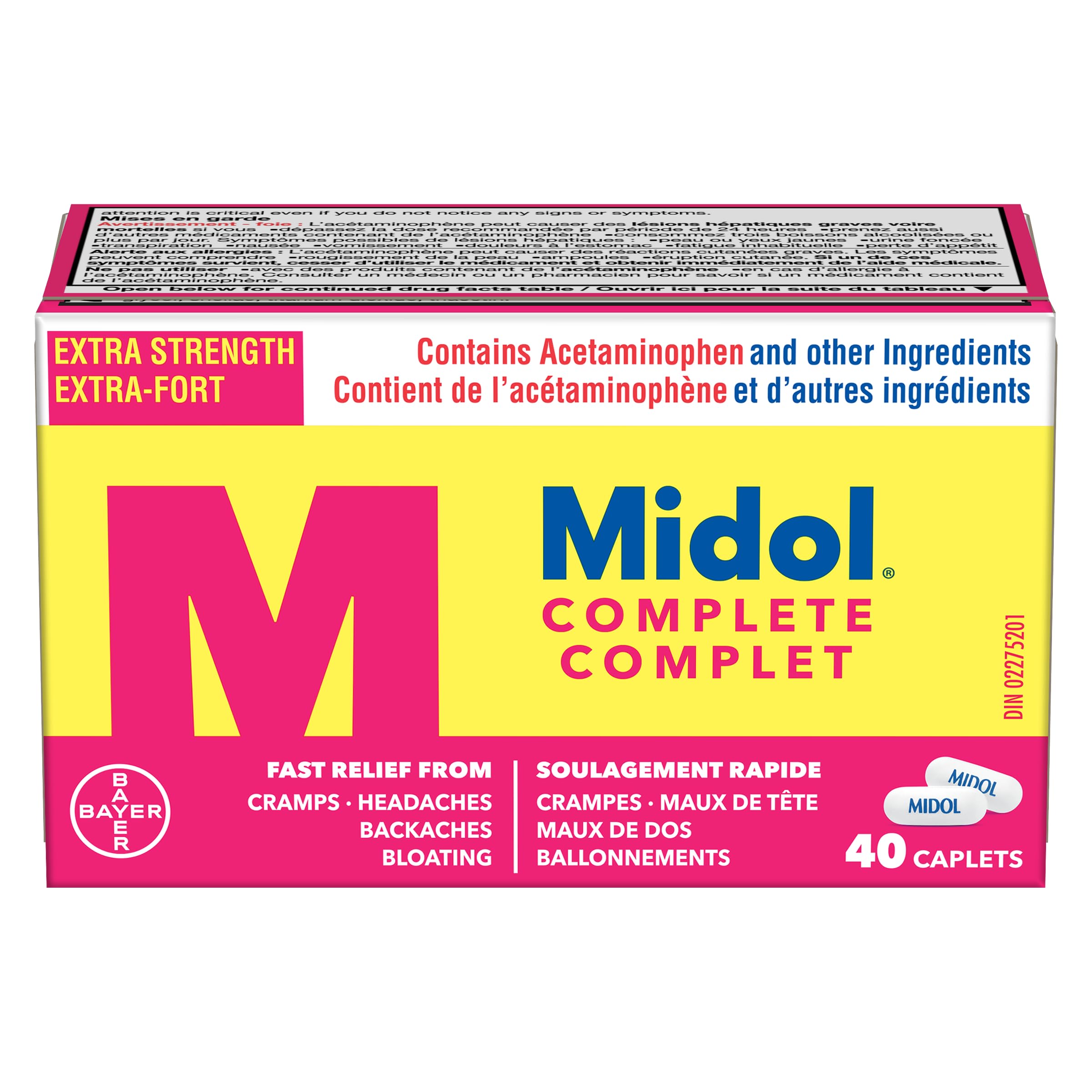 Midol Complete 500mg - 40 tablets – Pacific First Aid