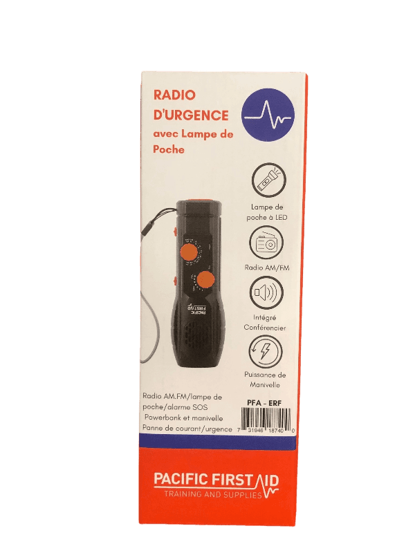Emergency Radio with Built-in Flashlight – Pacific First Aid