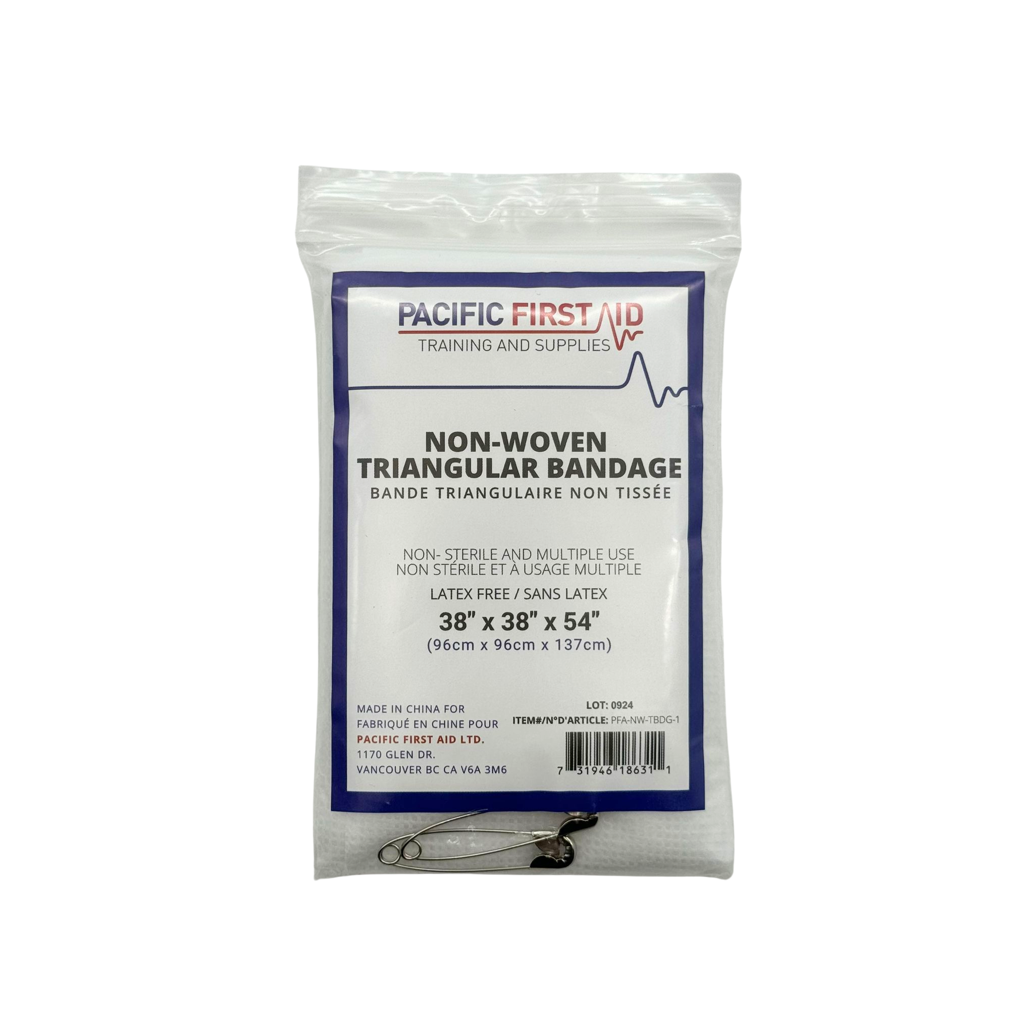 Non-Woven Triangular Bandage – Pacific First Aid