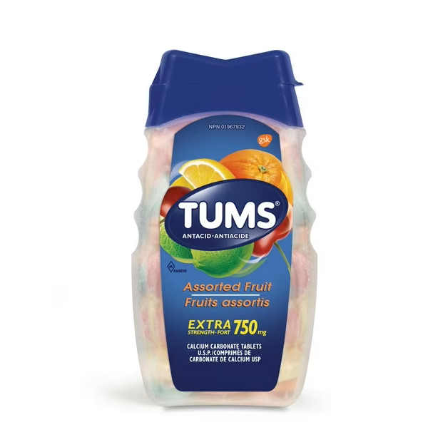Tums Extra Strength 750mg Antacids Assorted Berries 200 Count – Pacific ...