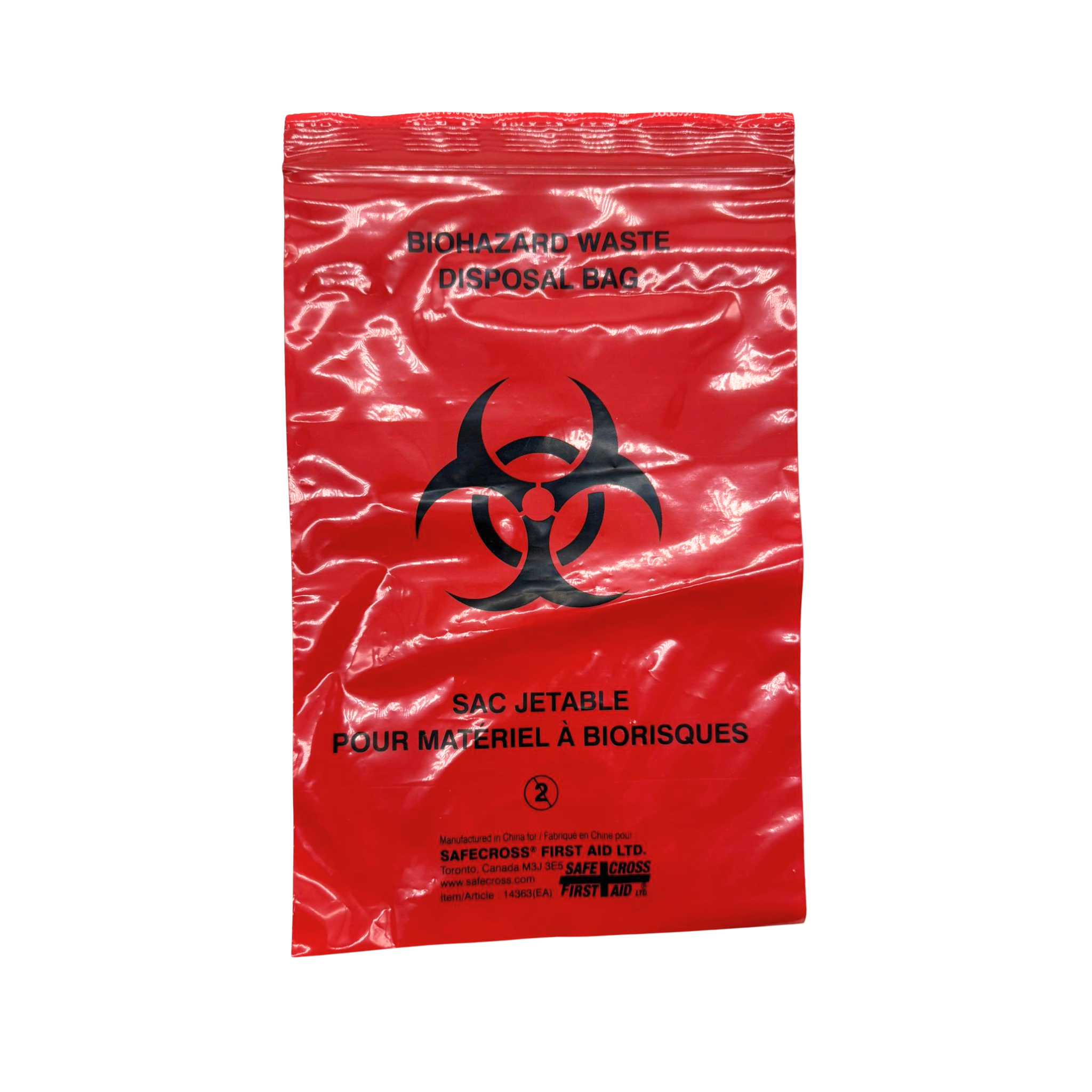 Biohazard Waste Disposal Bag – Pacific First Aid