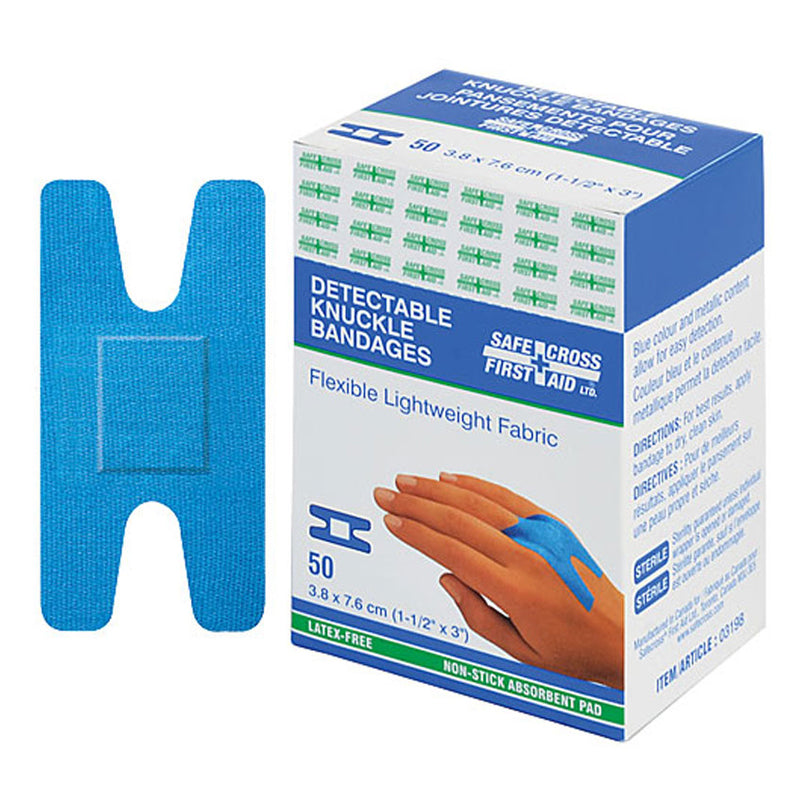 Fabric Detectable Knuckle Bandage - 50/Box – Pacific First Aid