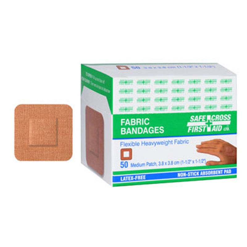 Fabric Medium Patch Bandage - 50/Box – Pacific First Aid